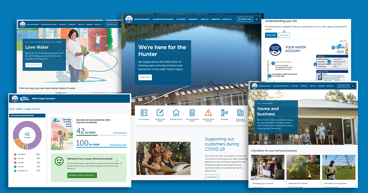 New and improved online experience for Hunter Water customers | Hunter ...